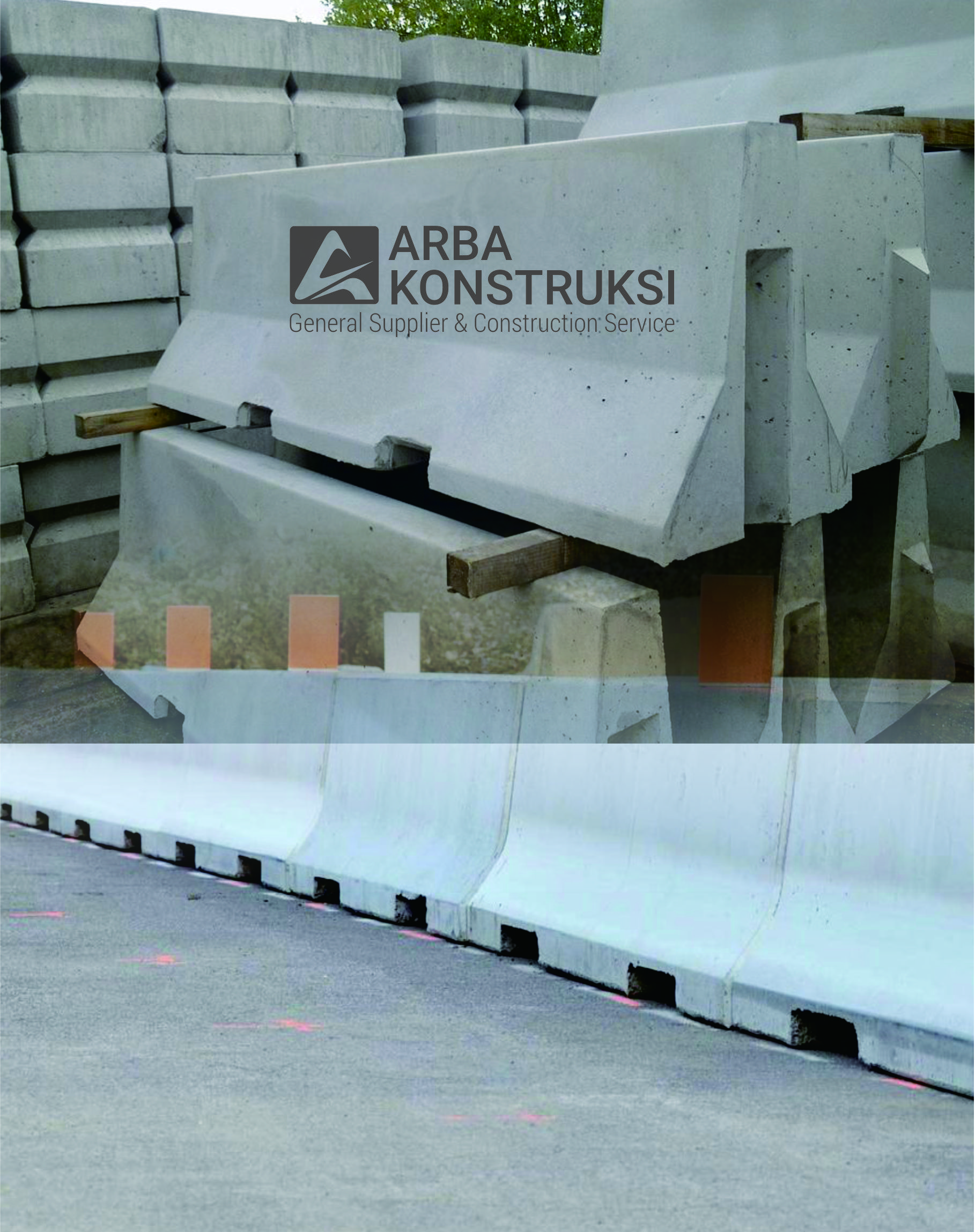 Road Barrier | Arba Konstruksi road barrier pembatas jalan